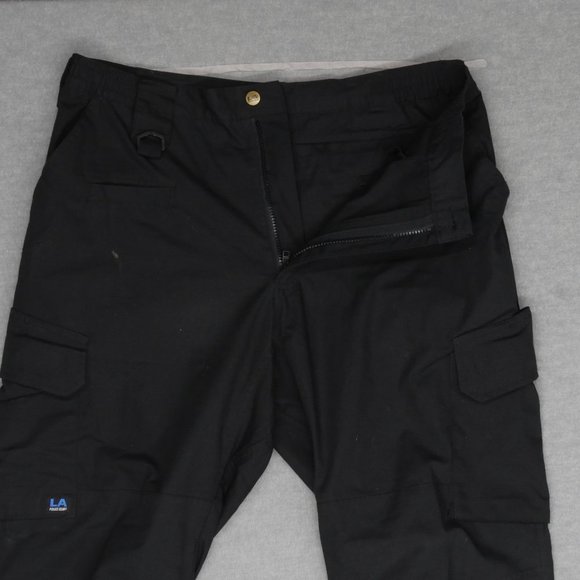 Pants | La Police Gear Men Pants 38x3 Black Ripstop Tactical Utility ...